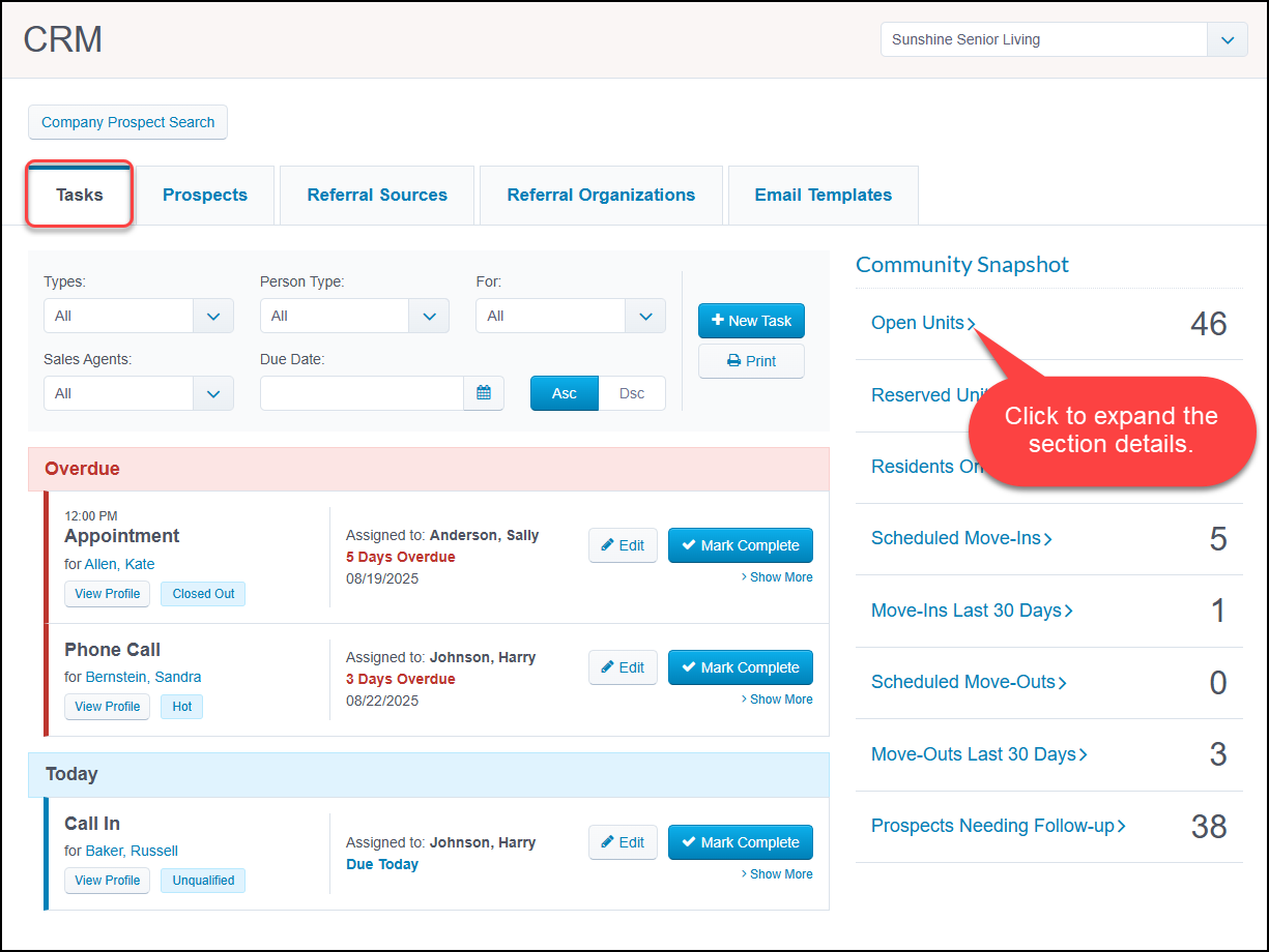 Guide to Tasks for Prospects and Referral Sources – Medtelligent