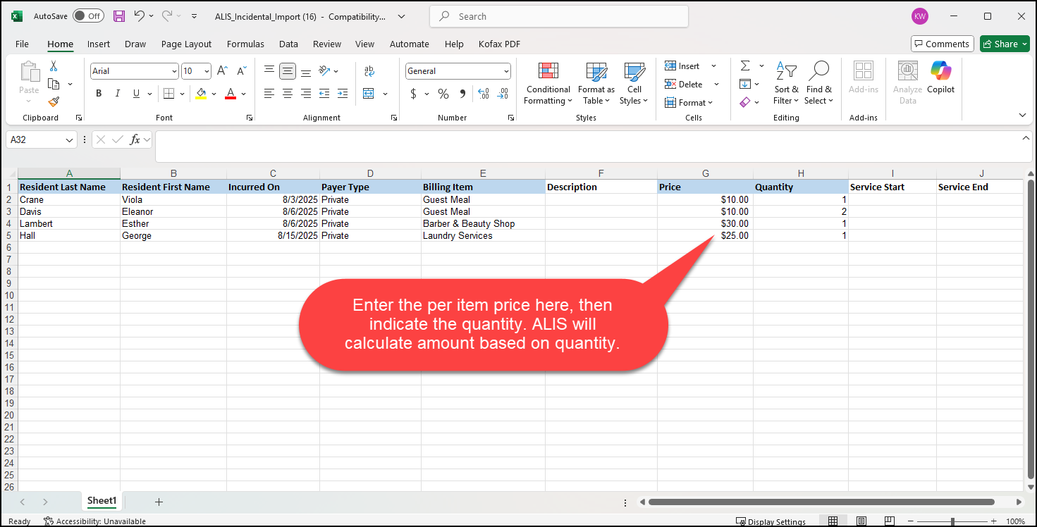 Add Incidental charges in Bulk – Medtelligent