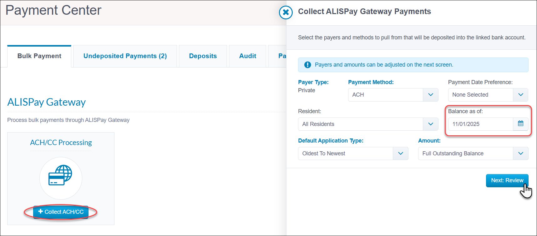 ALIS Pay: Monthly ACH Pulls – Medtelligent